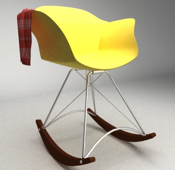 ArchiBit Generation s.r.l. - 3D models - chairs - rockingchair_modernica